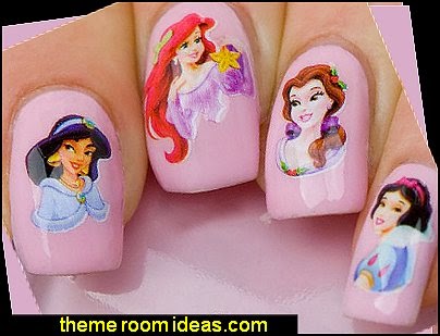 Decorating theme bedrooms - Maries Manor: Disney Princess nail art ...