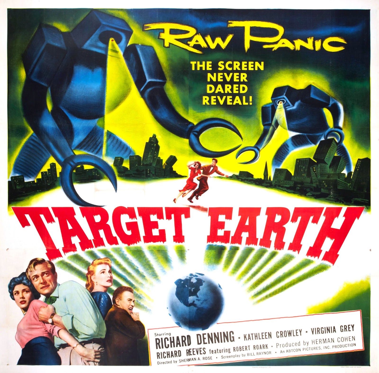 Obscure Video And DVD Blog: TARGET EARTH 1954 (VCI)