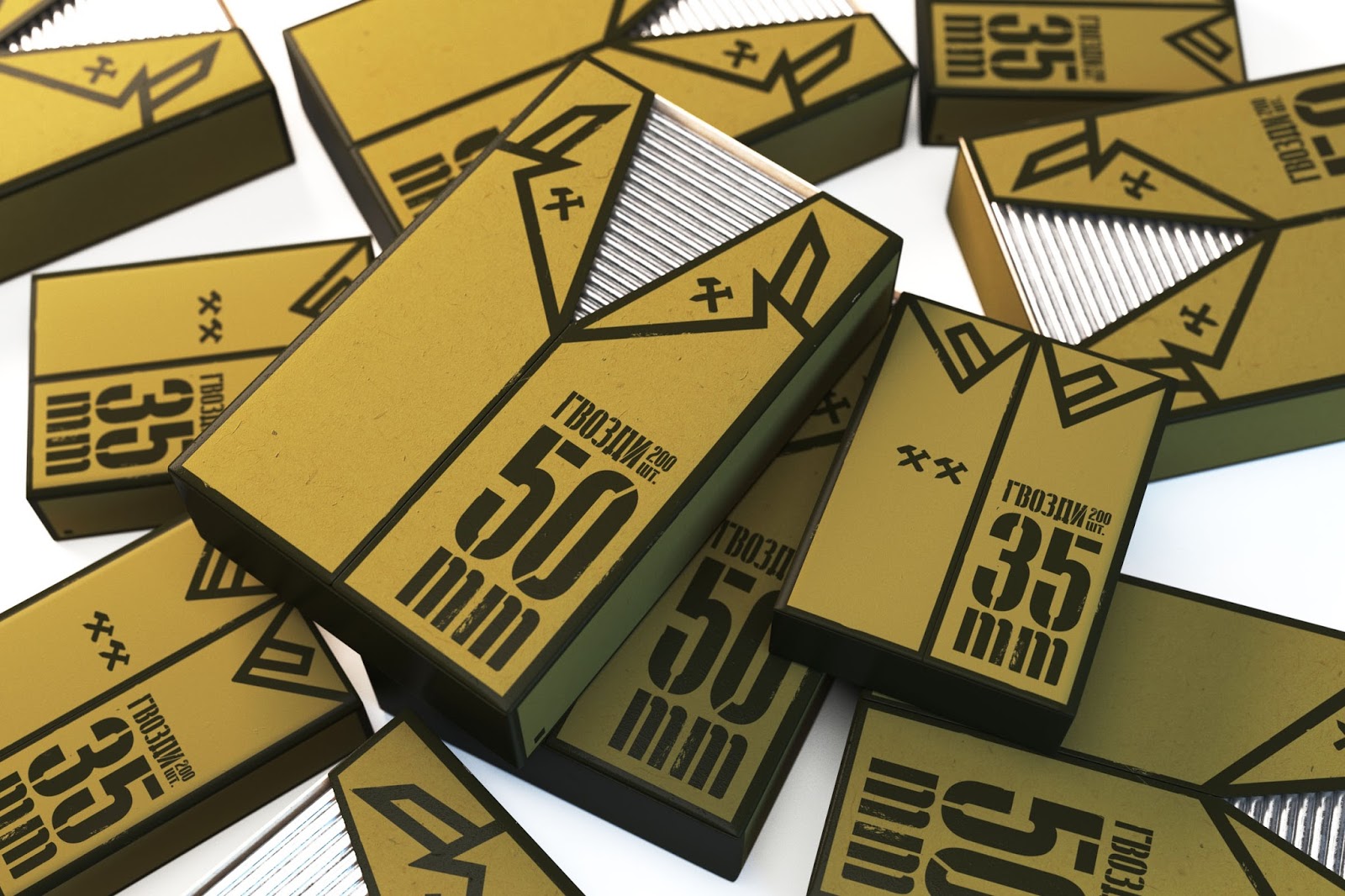 Steel Nails (Concept) on Packaging of the World - Creative Package ...