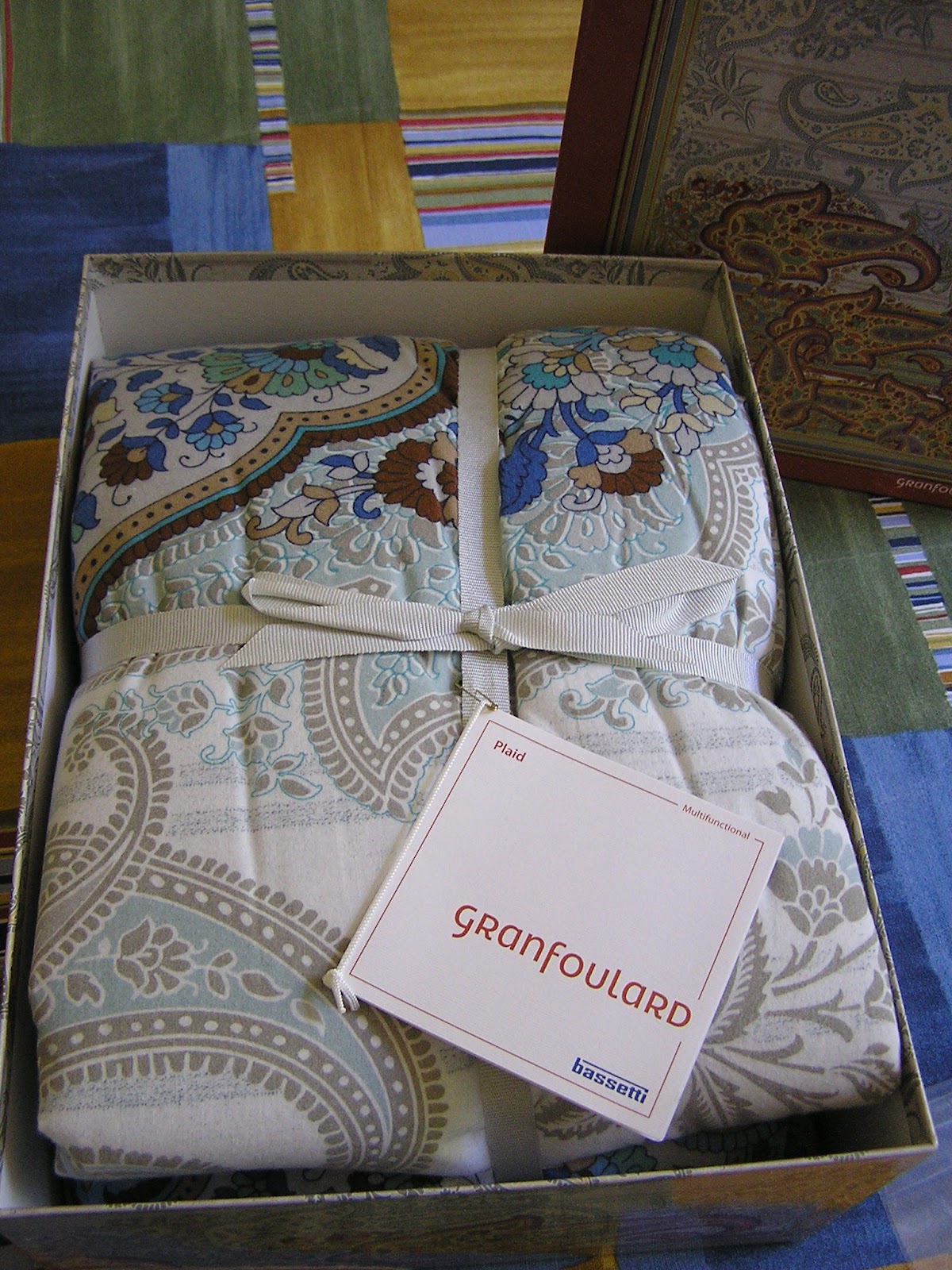 Mille Occasioni !!!: PLAID GRANFOULARD BASSETTI FANTASIA FILICUDI