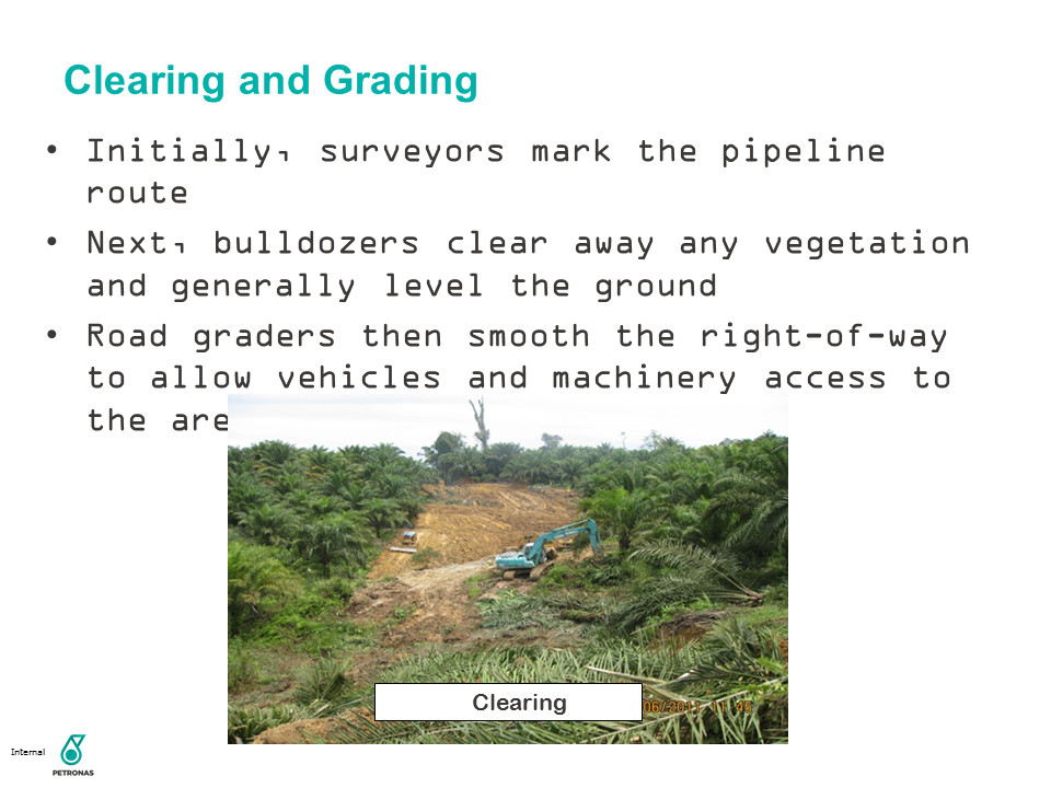 Pipeline Facility and Ancillary System Operation