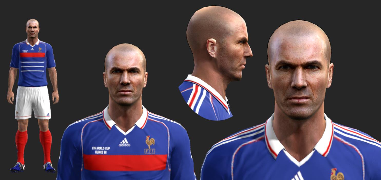 FB : PES 2013 Zidane Face by R.P.M Facemaker