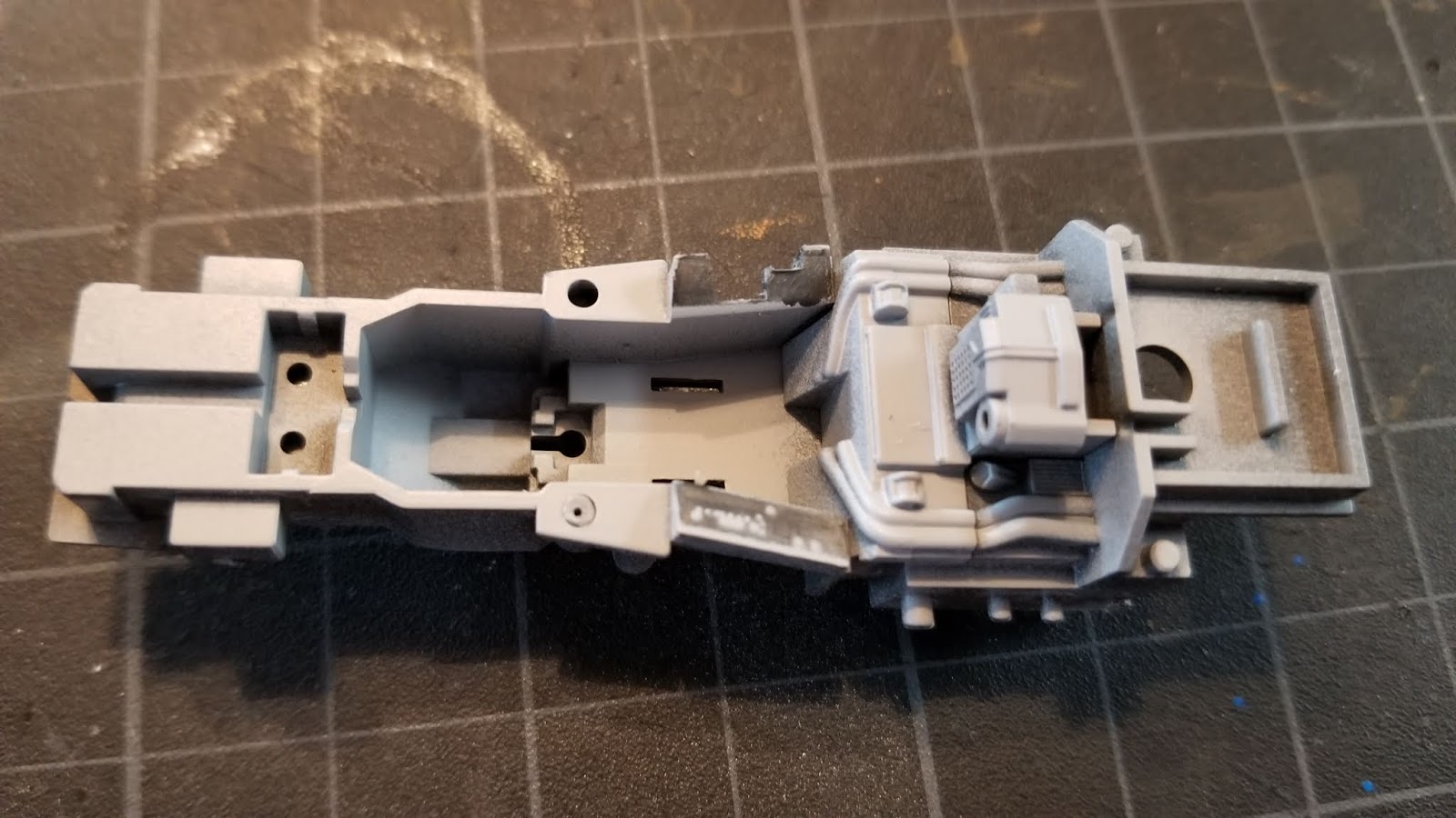 Bandai 1/48 scale X-Wing Model Build: Pt II Cockpit Assembly, Photo ...