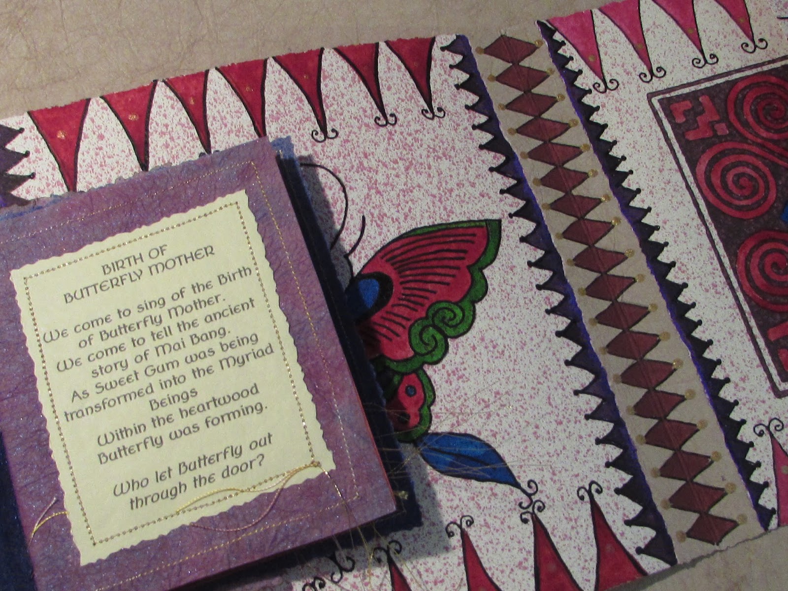 Textile Butterfly: Hmong book finished...and a response...