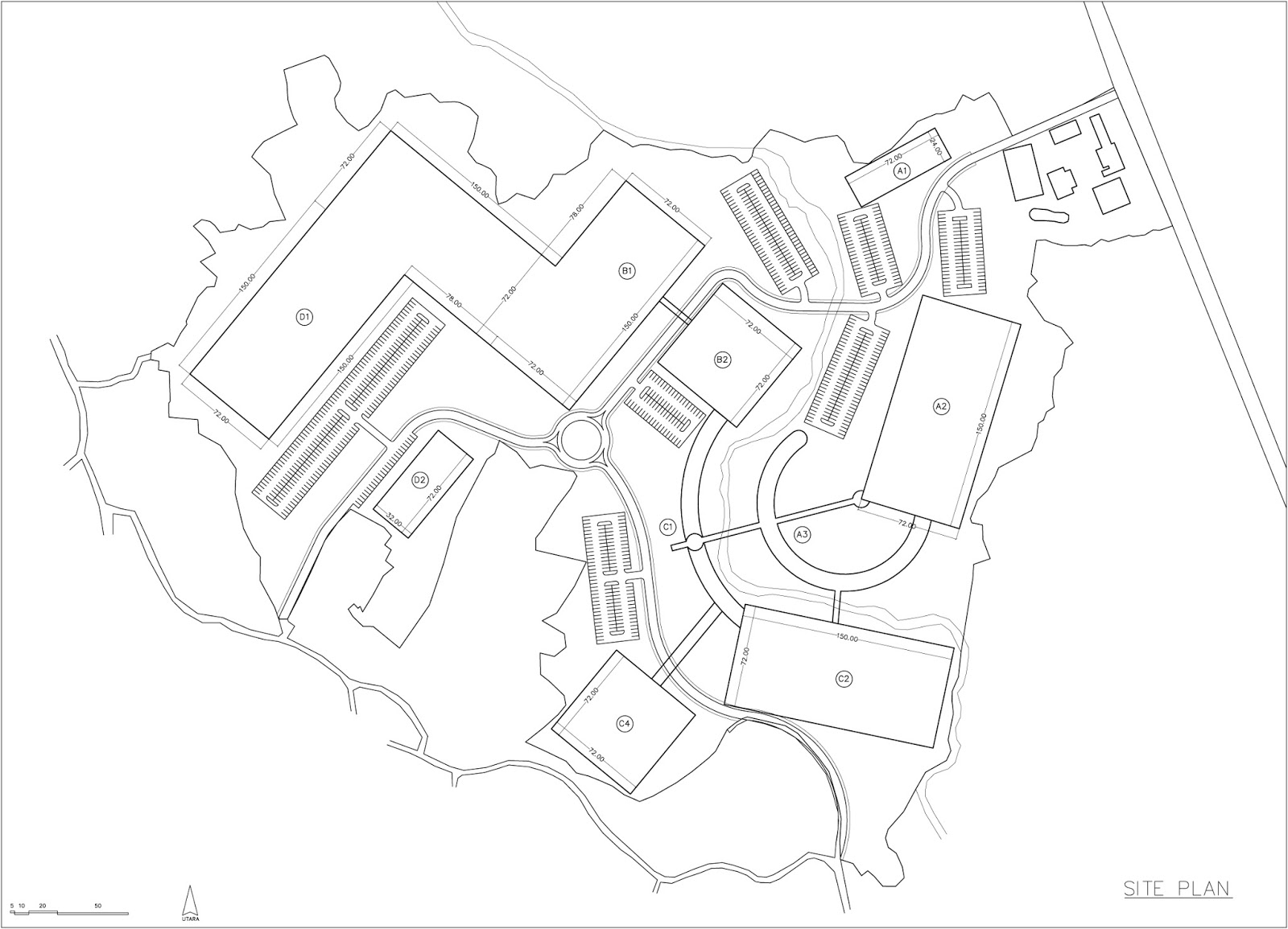Master Plan Kota - Disain Site Plan