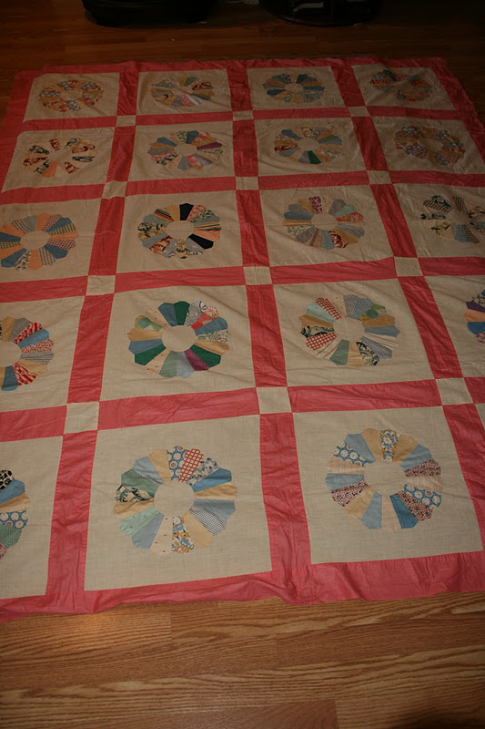 Buzzing and Bumbling: Depression Era Quilt Top?