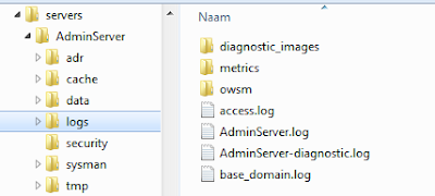 Java / Oracle SOA blog: Change the log files location of a WebLogic Domain