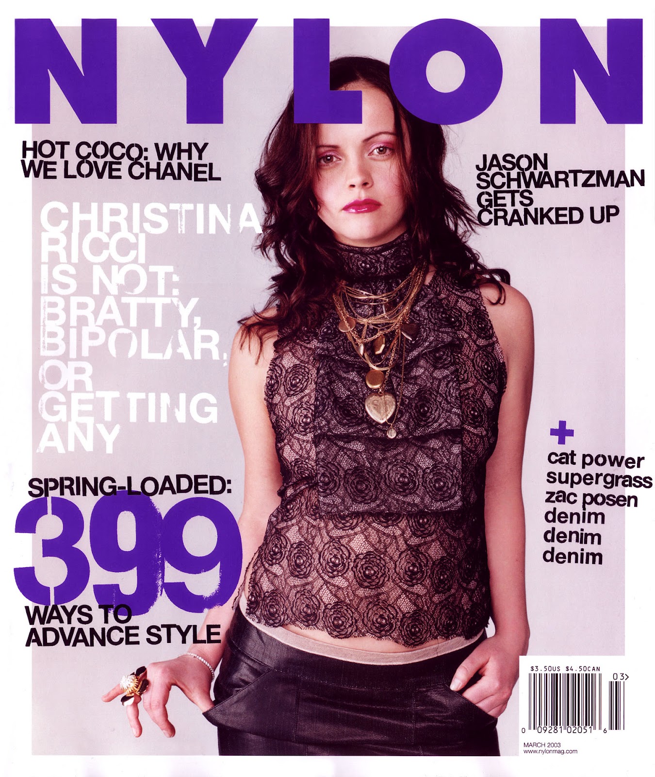 WonderfulChristinaRicci: Christina Ricci: Shoot für "Nylon" - 2003!