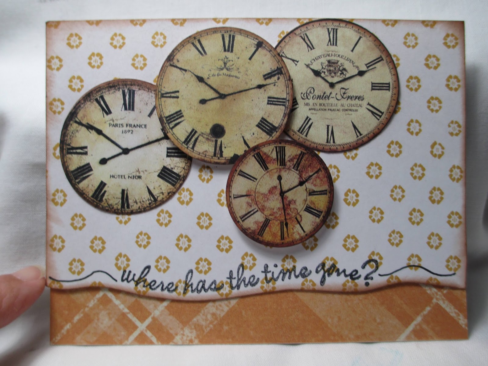 Nothin' Fancy: Four Clocks Card - 30 Minute Card