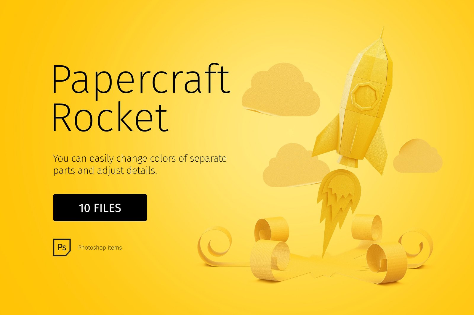 Papercraft Rocket Scene papercraft-rocket-scene