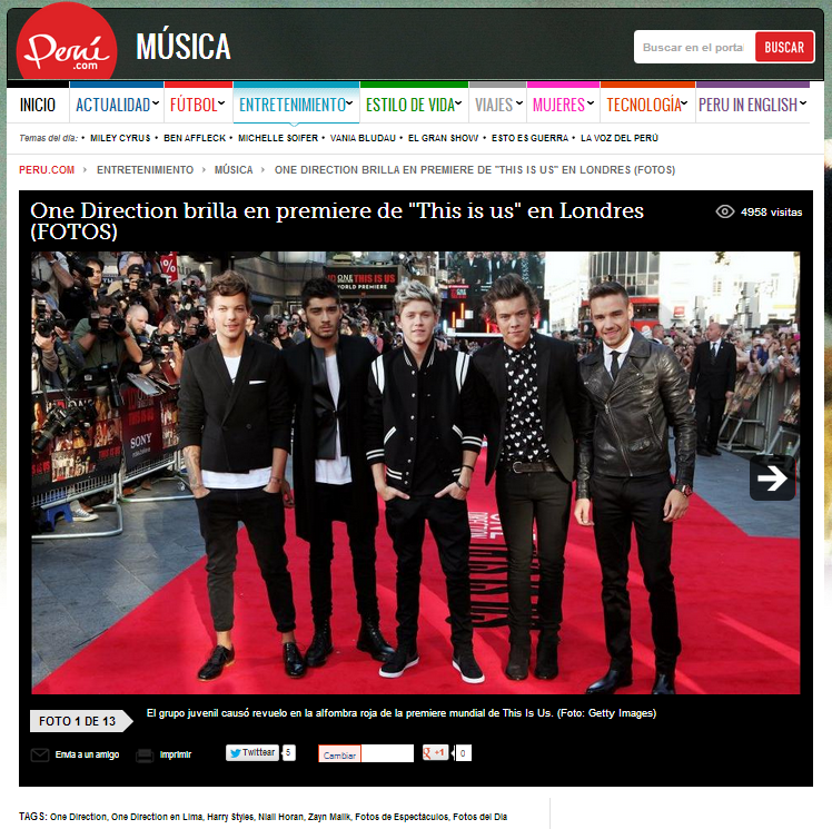 One Direction - Perú