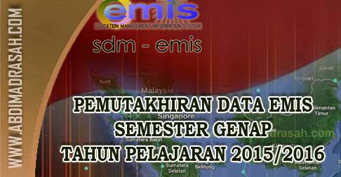 Download Format Pemutakhiran Data Emis Semester Genap Tahun Pelajaran ...
