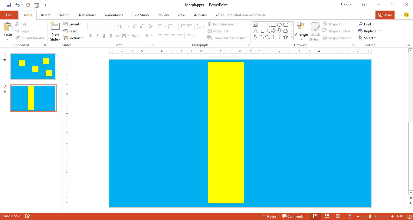 Cara Membuat Efek Morph Tanpa Menggunakan Powerpoint 365 - Muhajirul Faqih