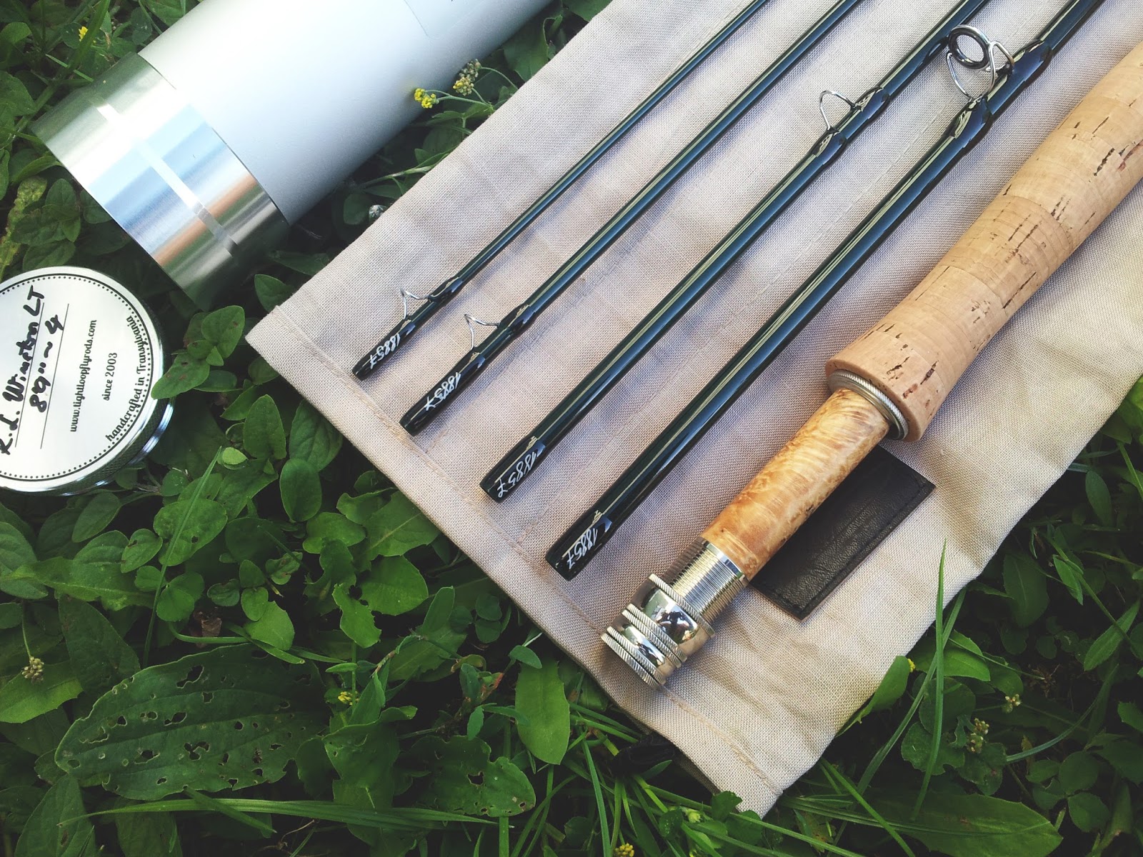 Handcrafted graphite and fiberglass fly rods: Winston LT 8'9" 4wt.
