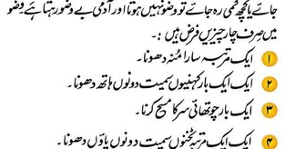 Wuzu K Faraiz - IslamiWazaif