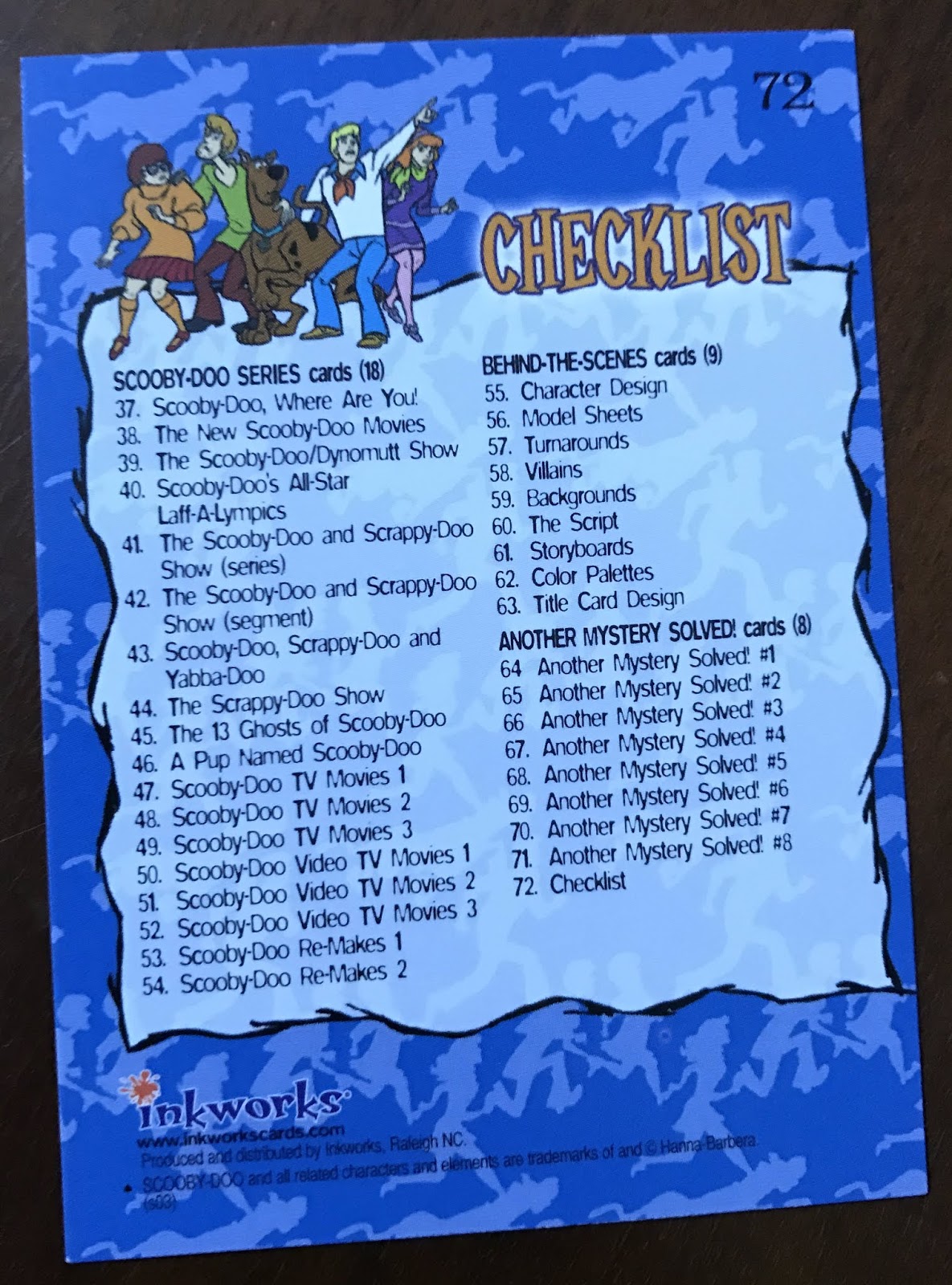 ScoobyAddict's Blog: My Scooby Stuff - Day 167 - Scooby-Doo Trading Cards