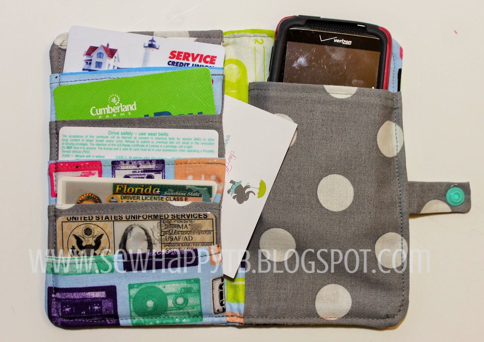Sew Happy Creations: Cell Phone Wallets