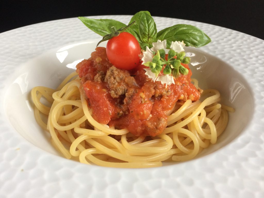 Les spaghettis bolognaise version Cookeo