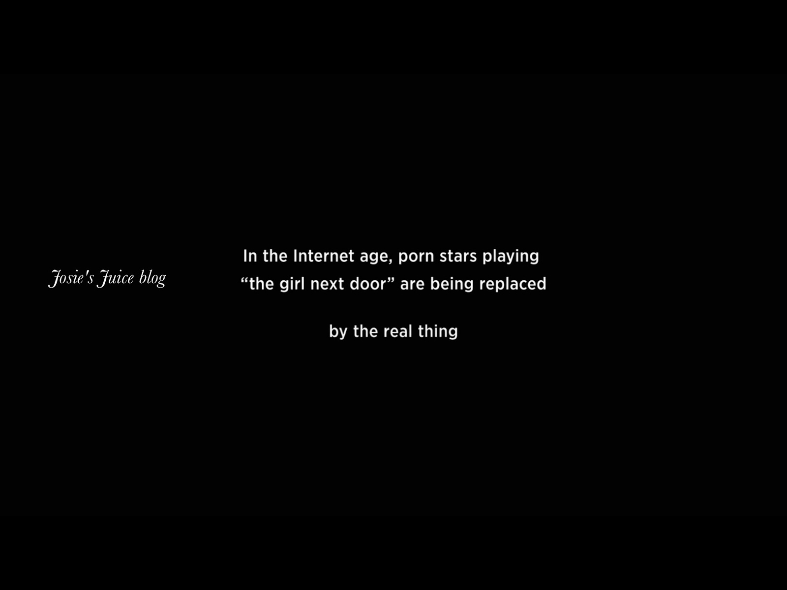 Josie's Juice: 'Hot Girls Wanted' Netflix Documentaries: VIDEO