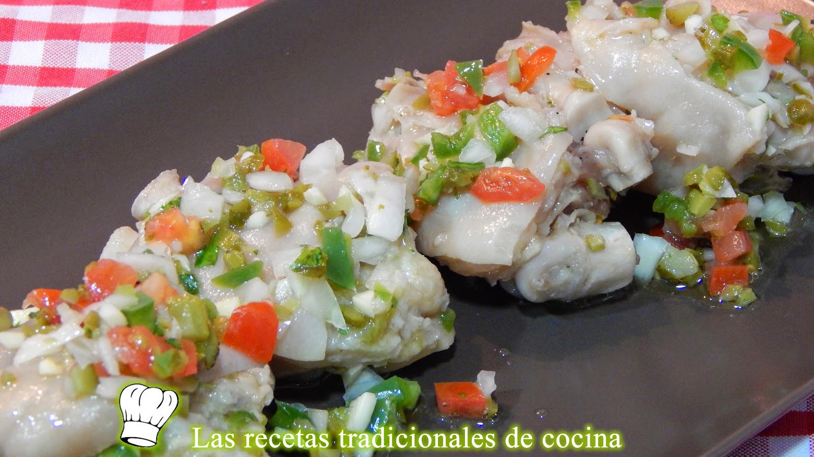 Receta de manitas de cerdo en vinagreta