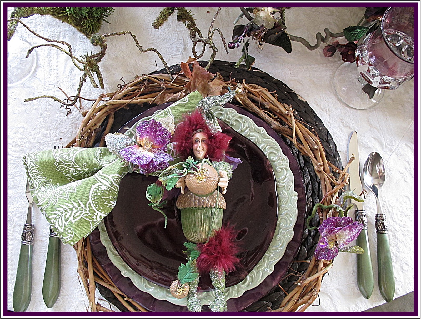 Woodland Elf Table - Purple Chocolat Home