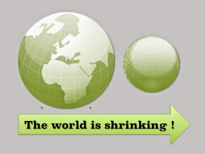 The World is Shrinking!