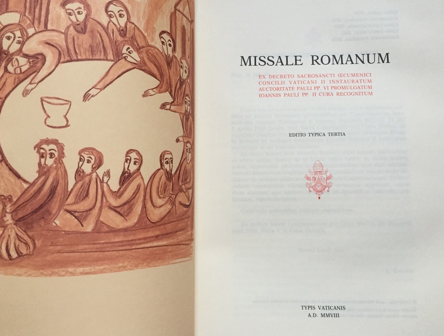 El Misal, libro sacramental para celebrar la Pascua.