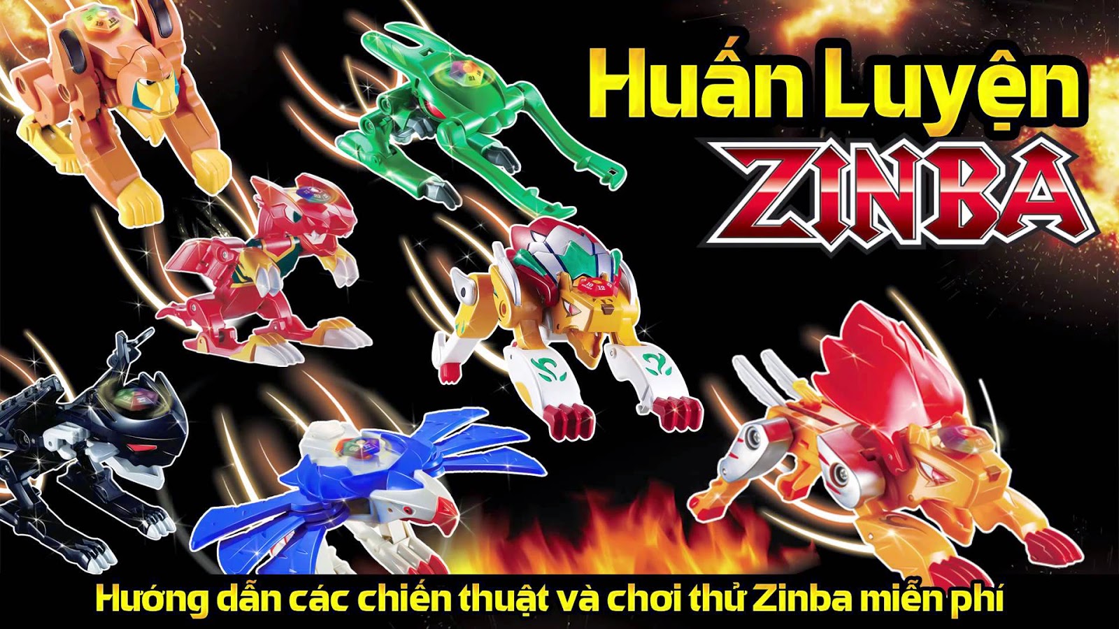 Đồ chơi Zinba hot nhất cho trẻ em