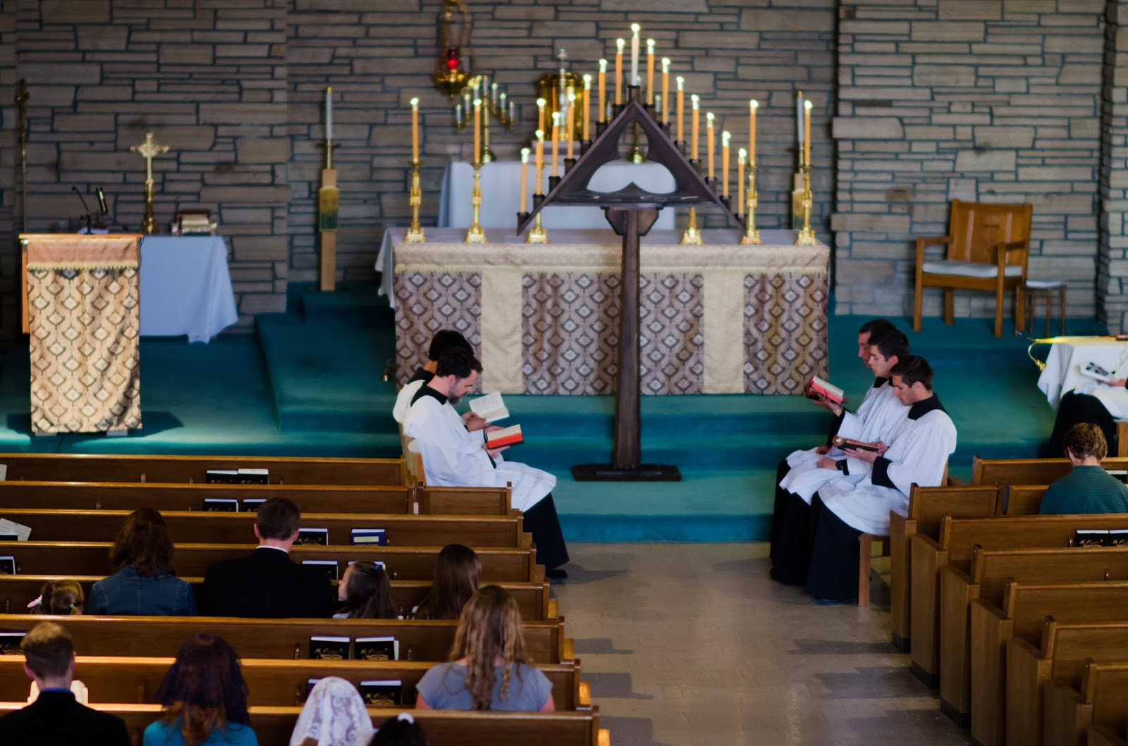 New Liturgical Movement: Tenebrae at Wyoming Catholic College
