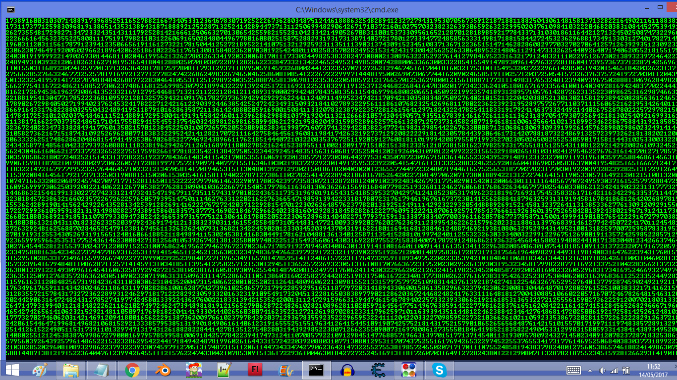 Cara membuat matrix di notepad