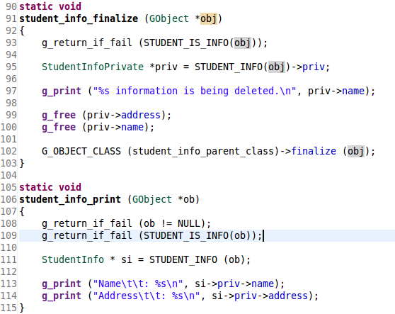 Notes for developers: GObject programming