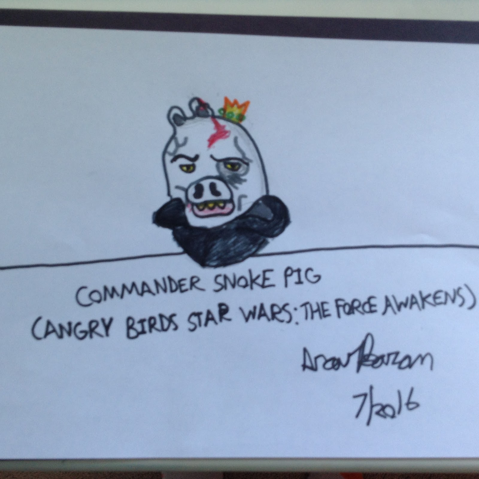 Angry Birds Star Wars: The Force Awakens Fanart- Commander Snoke Pig ...