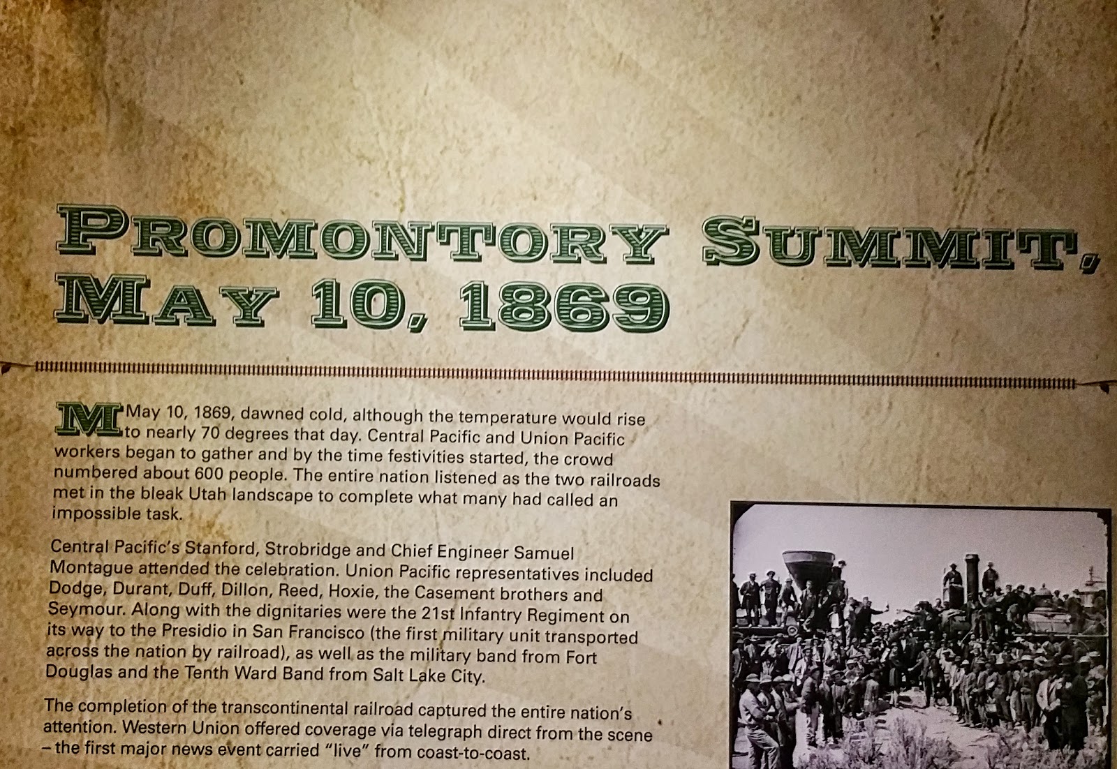 History and Culture by Bicycle: Union Pacific Railroad Museum ...