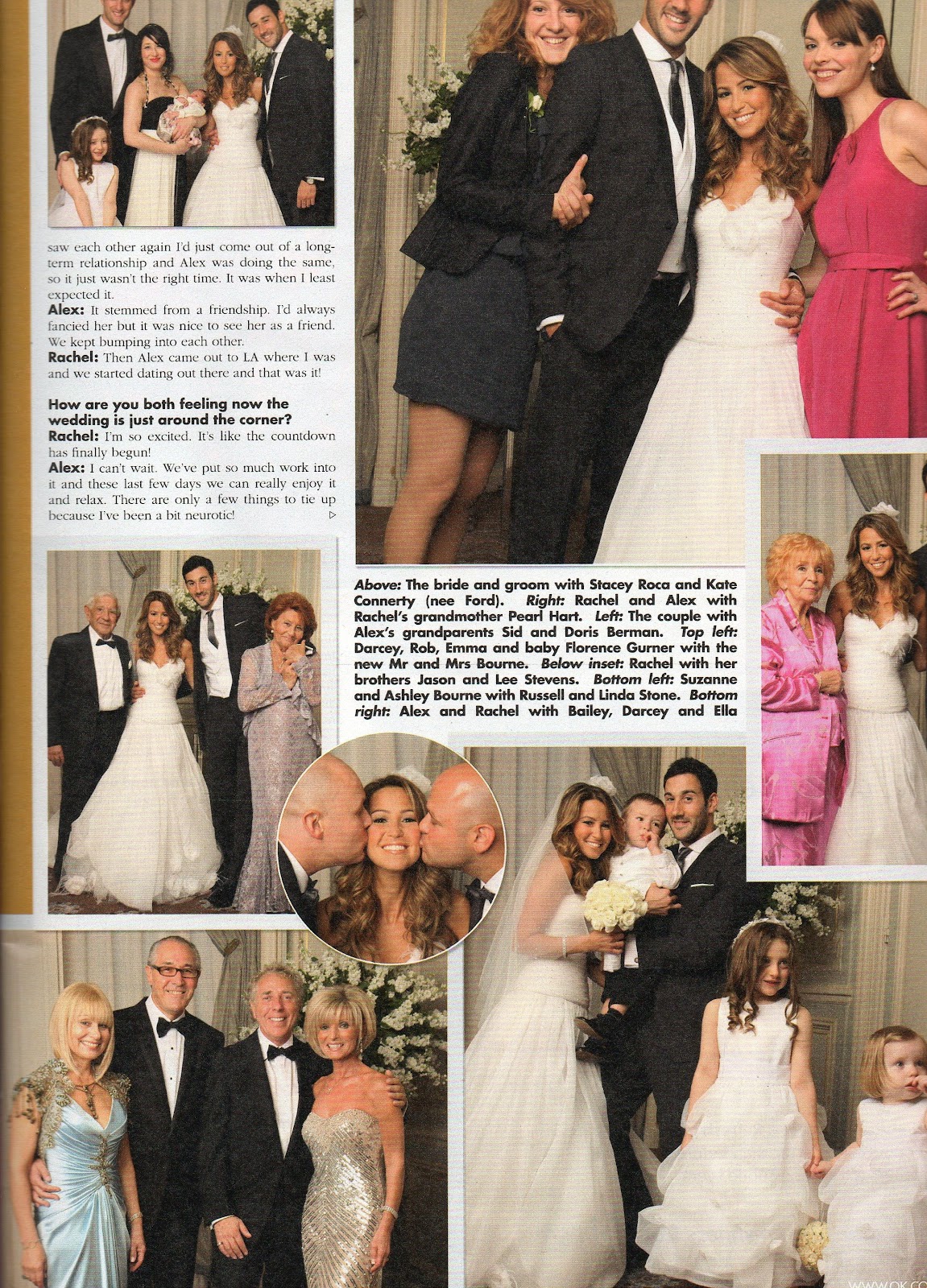 Red Carpet Wedding: Rachel Stevens and Alex Bourne - Red Carpet Wedding