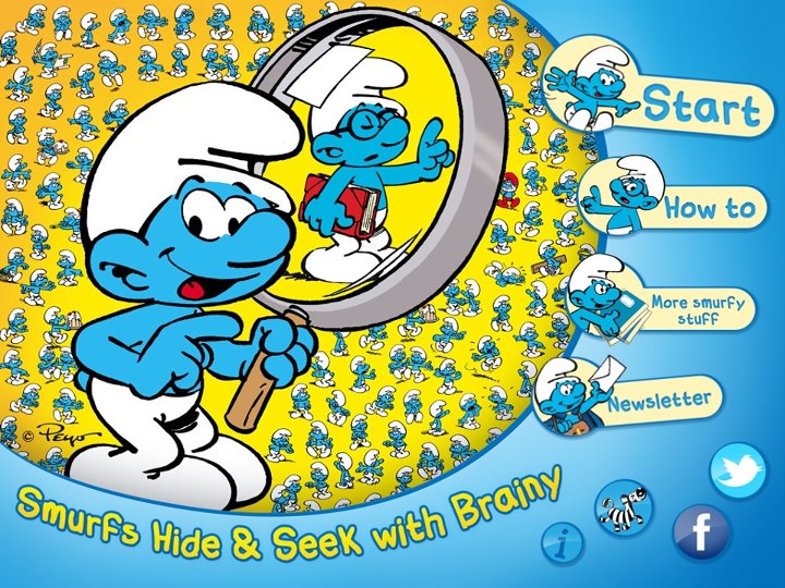 AppAbled: Smurfs Hide & Seek with Brainy