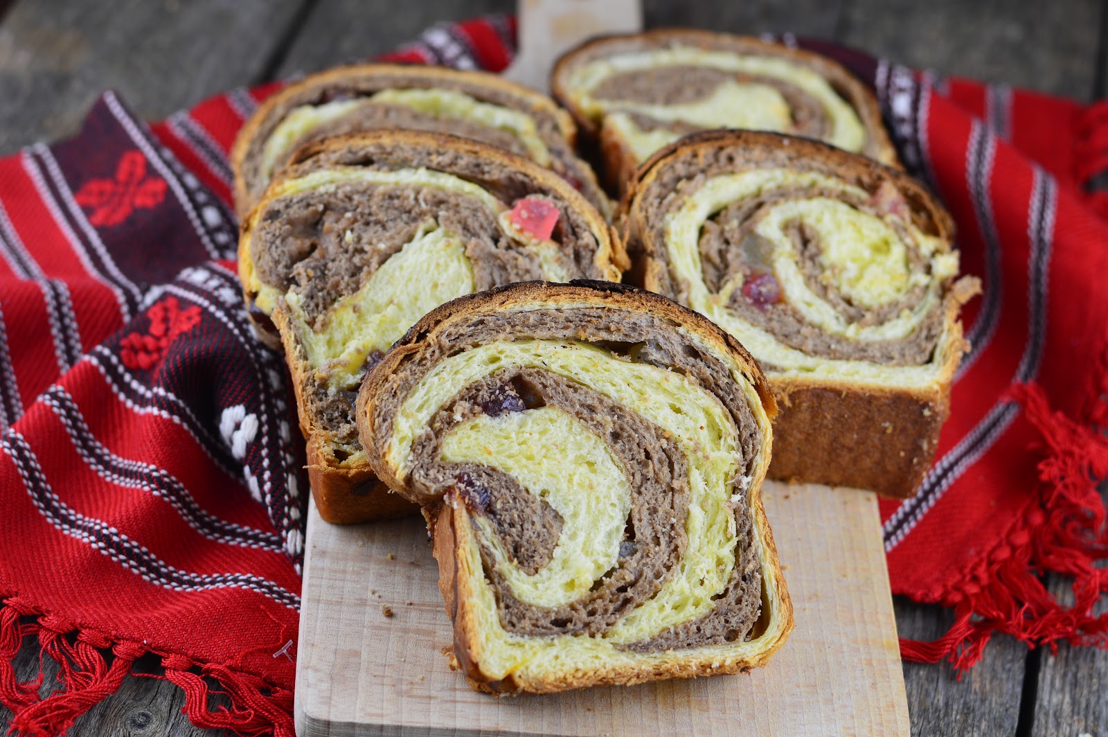 Cozonac cu rahat, in doua culori - CAIETUL CU RETETE