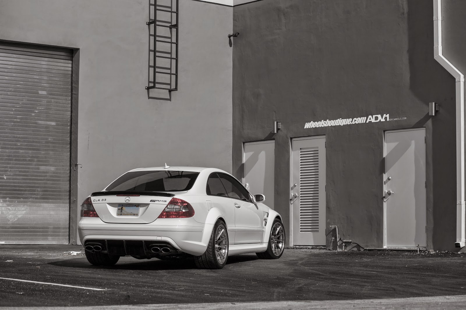 BENZTUNING: Mercedes-Benz CLK63 AMG Black Series on ADV.1 Wheels