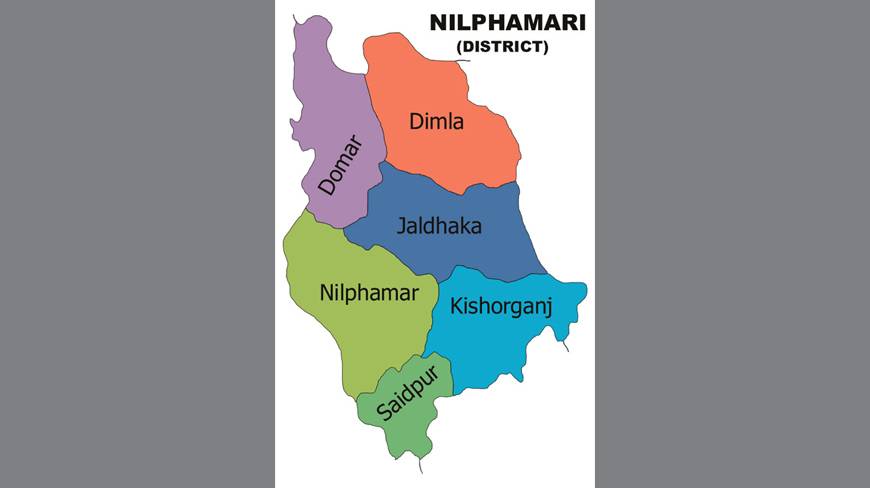 Nilphamari District: Nilphamari District Map