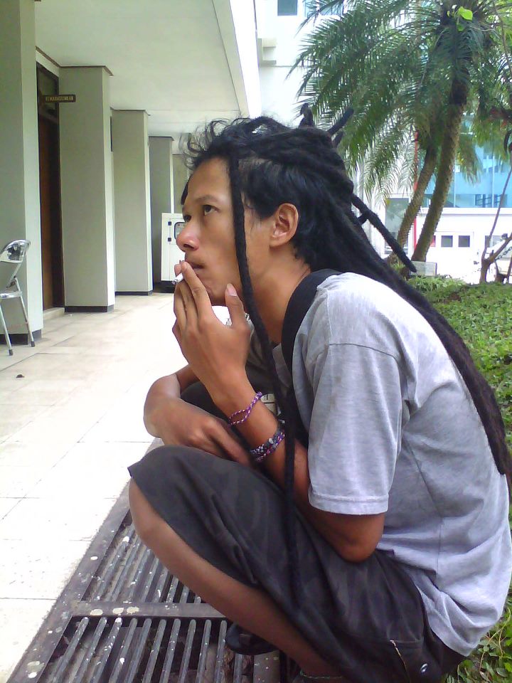 RAMBUT GIMBAL (Dreadlocks) RASTA: Sambal "salon gimbal" malang