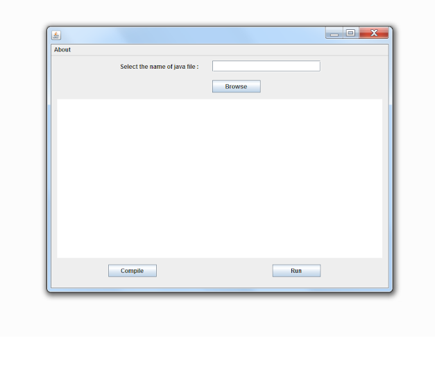A Tutorial On Creating Gui For Compiling And Running A Java Program 0131