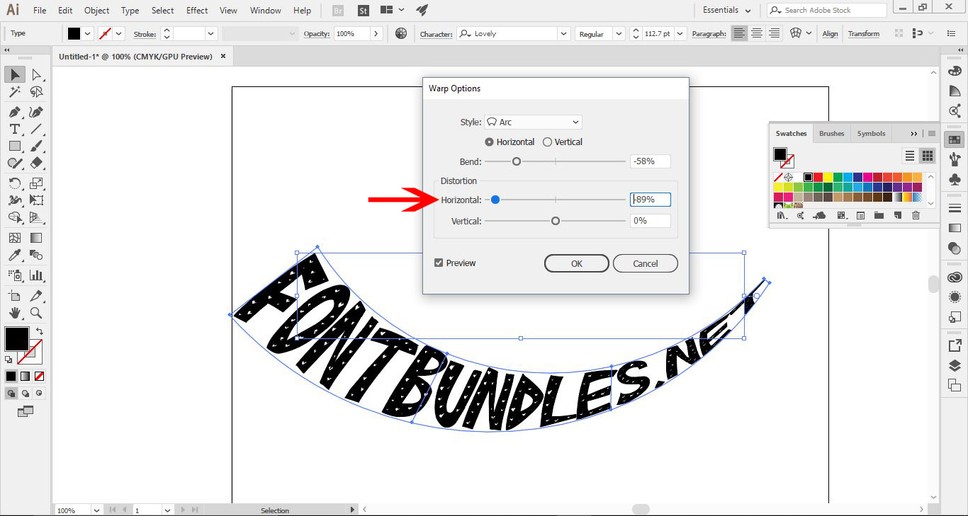 How to Warp Text in Adobe Illustrator | Design Bundles