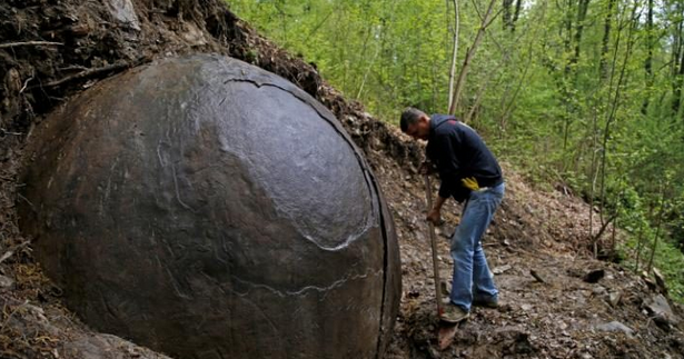 Geology in the West Country: Mysterious stone sphere