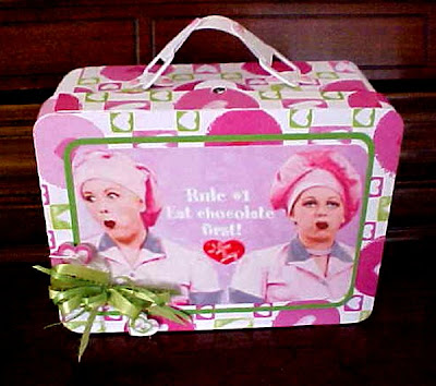 Paper Craft Creations: I Love Lucy 3D Paper Lunch Box