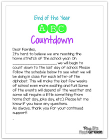 Mrs. B's First Grade: ABC Countdown to Summer