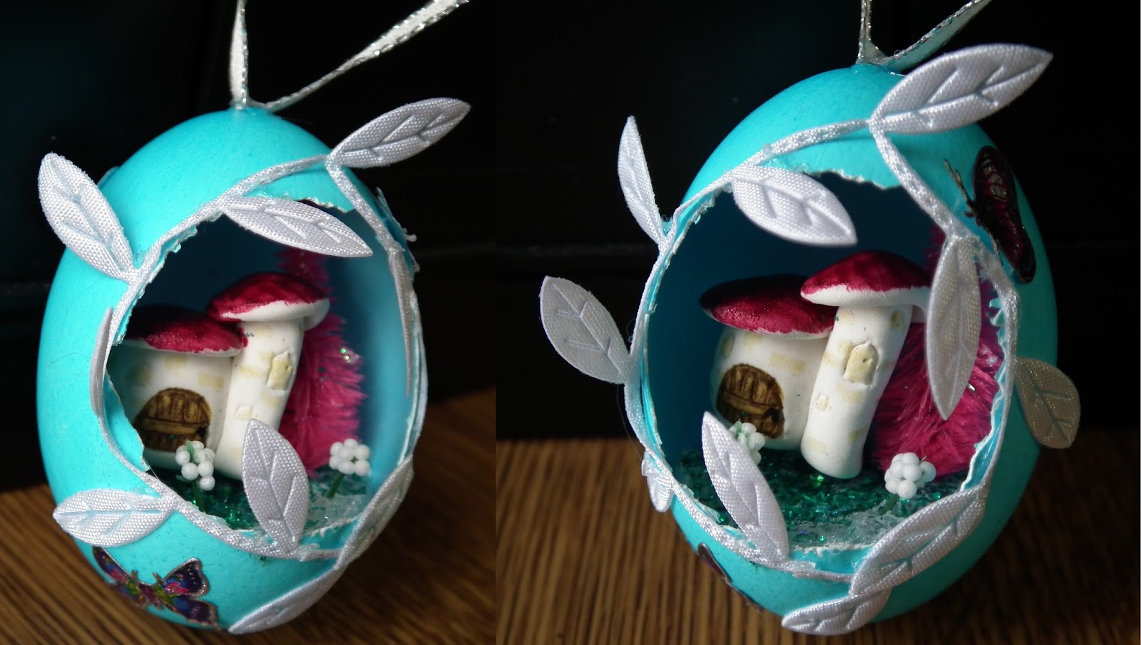 Crafty Card Tricks: Fairy Garden Easter Egg Crafty Card Tricks: Fairy Garden Easter Egg