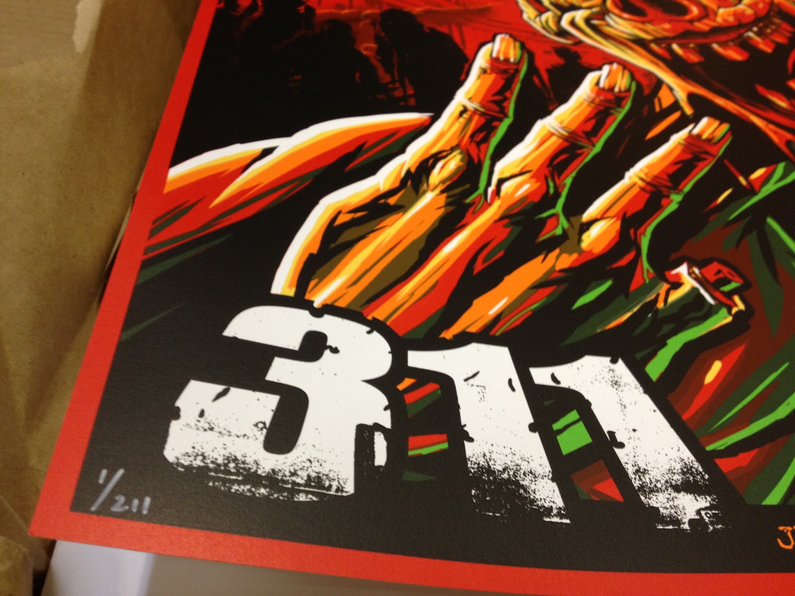 INSIDE THE ROCK POSTER FRAME BLOG: 311 Washington DC Poster by Maxx242 ...