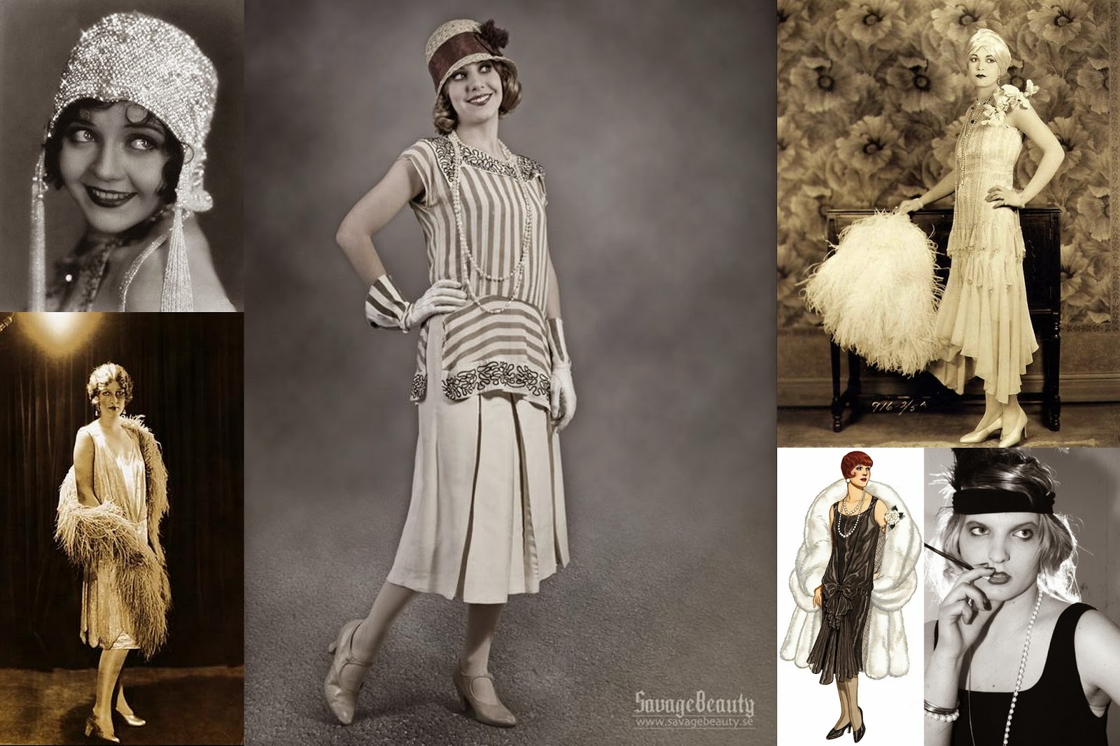 Mados istorijos chronologinė laiko juosta: 1920s