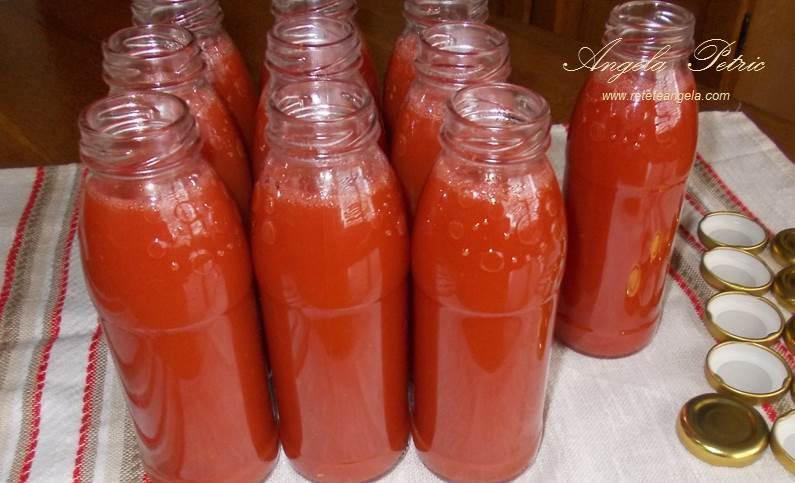 Bulion-suc de rosii fara conservant ~ Retete culinare simple si gustoase