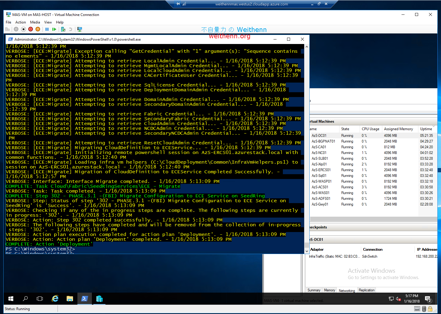 Asdk Journey 2 實戰 Azure Stack Development Kit On Azure ~ 不自量力 の Weithenn