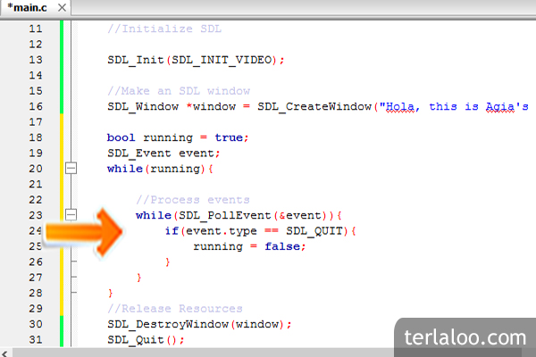 SDL 2.0 ~ Using the GUI library and access it with C - Terlaloo.com